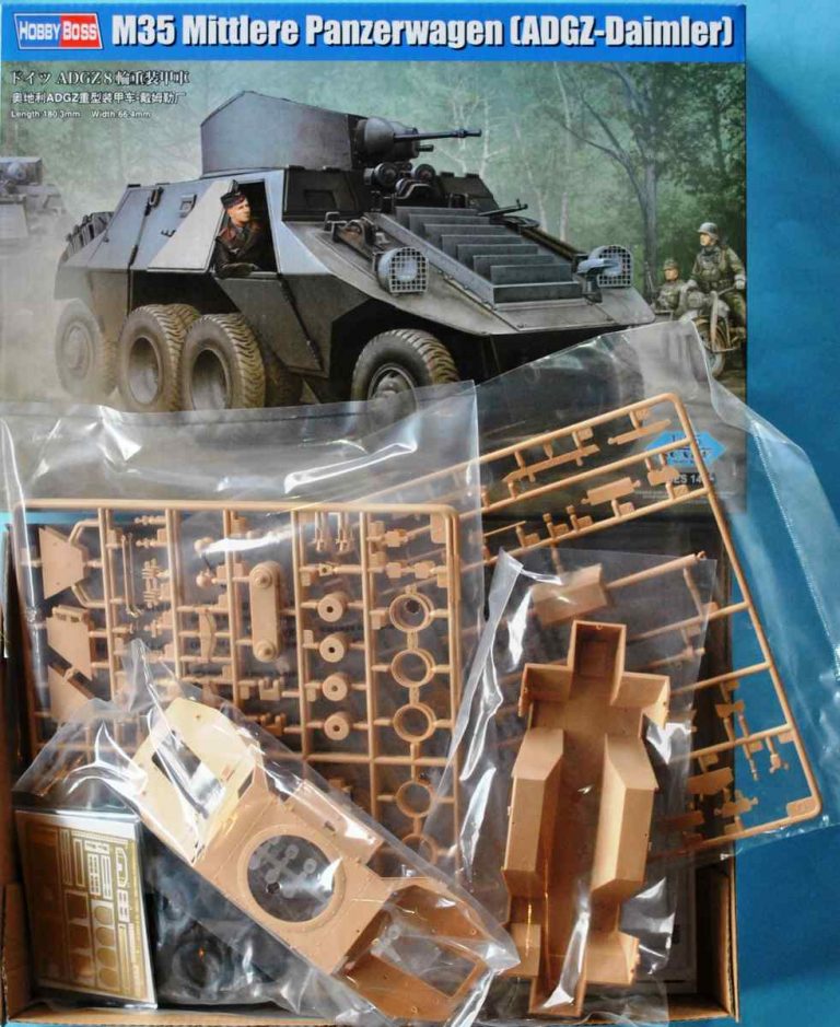Steyr Daimler ADGZ mittlerer Panzerwagen in 1:35 von Hobby Boss ( 82889 )