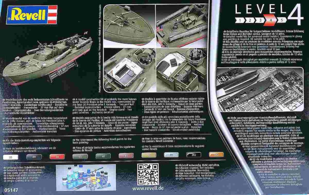 PT 109 im Maßstab 1:72 von Revell 05147 | Modellbau für alle mit Spaß ...