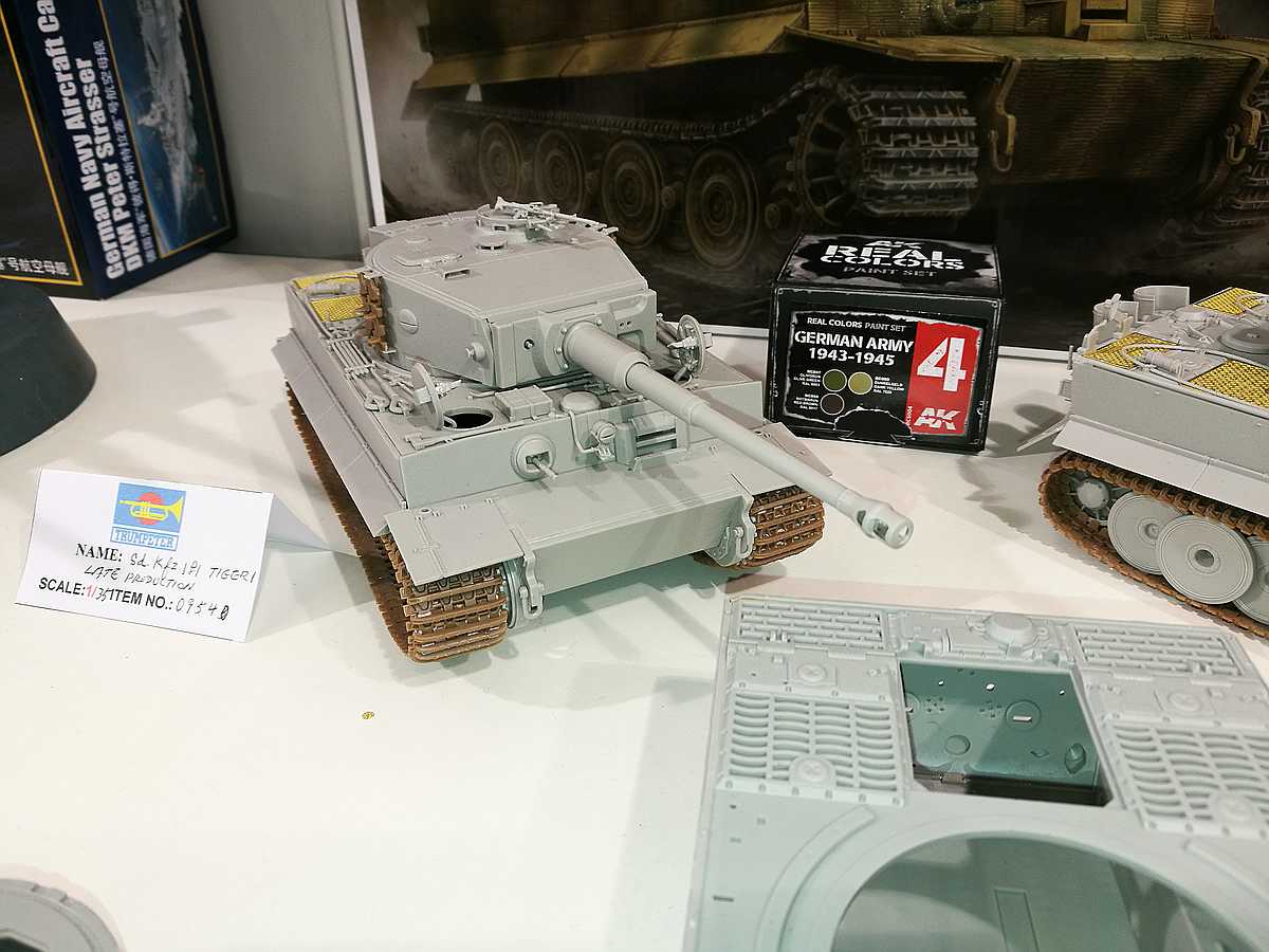 Trumpeter stellt Tiger I in 1:35 auf der Spielwarenmesse vor ...