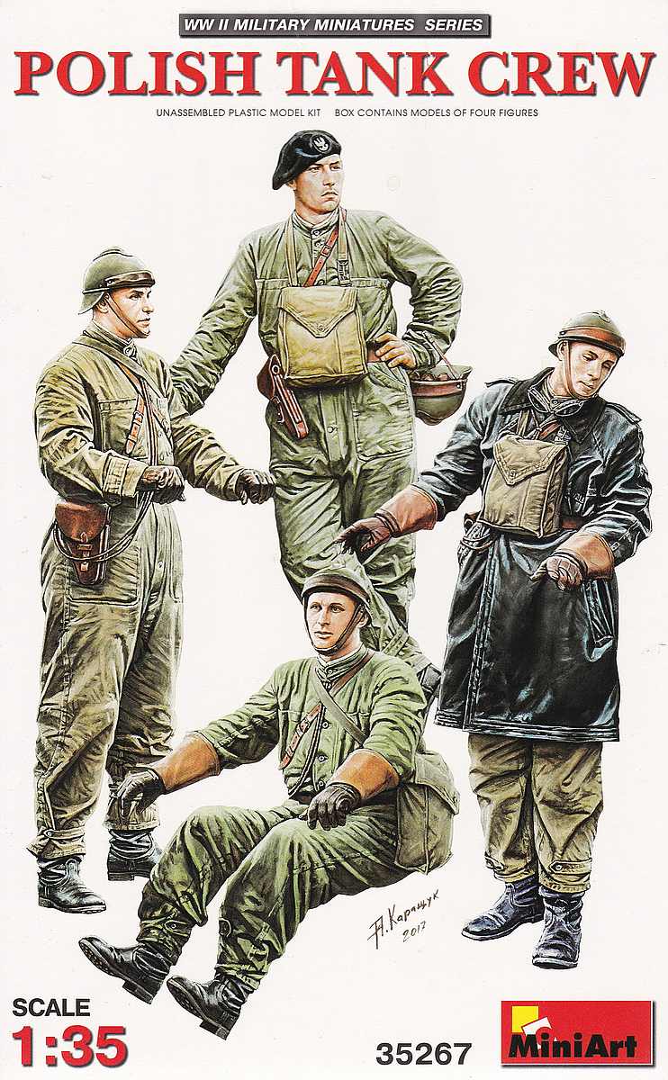Polish Tank Crew (1939) im Maßstab 1:35 von MiniArt 35267 | Modellbau ...