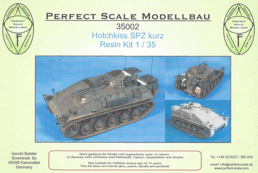 Hotchkiss SPZ kurz 1:35 Perfect Scale (#35002)