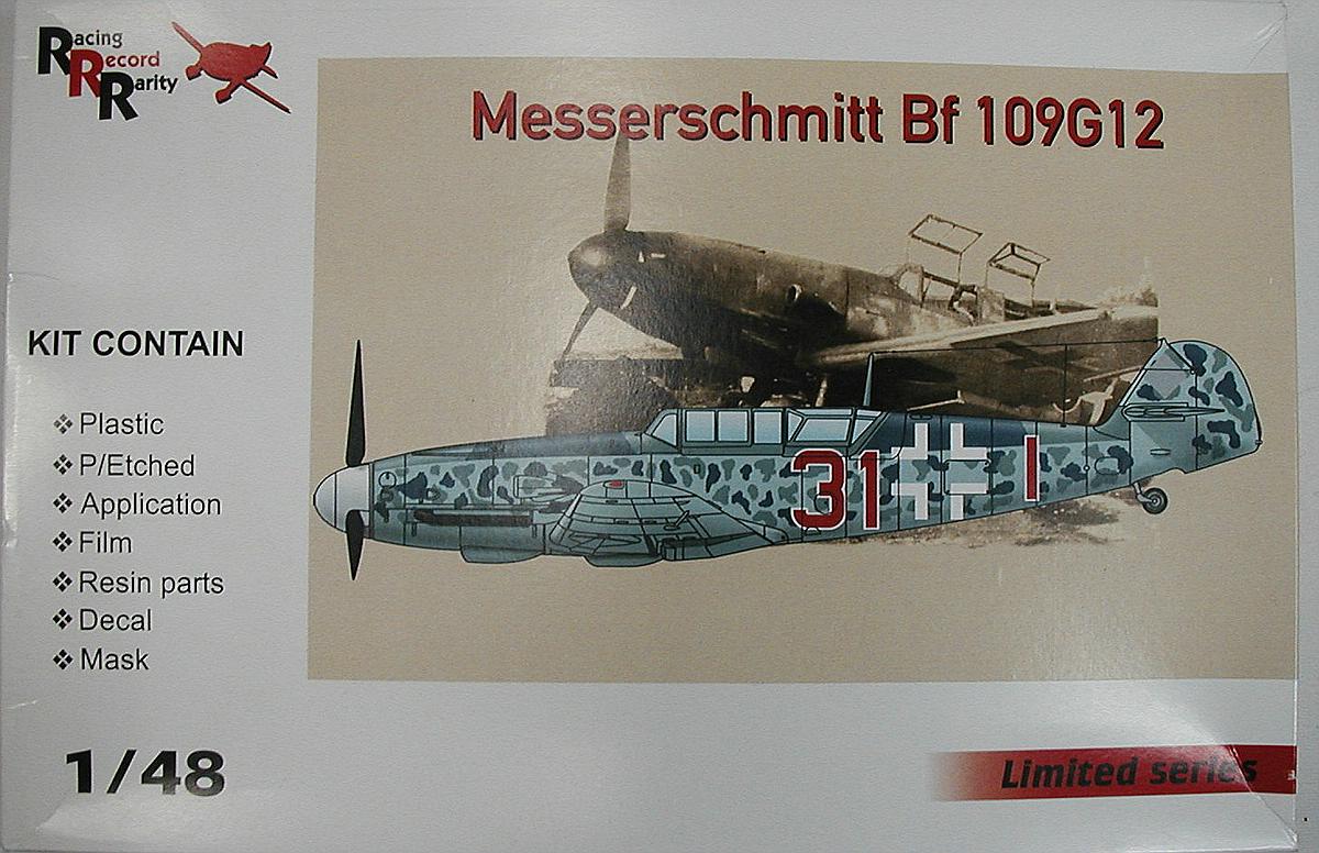Messerschmitt Bf 109 G-12 Trainer in 1:48 von AMG 48-702 | Modellbau ...