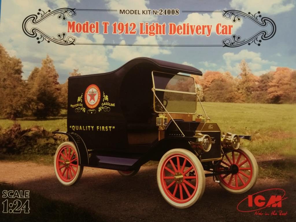 Ford Model T Light Delivery Car in 1:24 von ICM # 24008 | Modellbau für ...