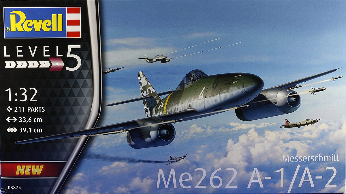 Messerschmitt Me 262 A-1/A-2 in 1:32 von Revell # 03875 | Modellbau für ...