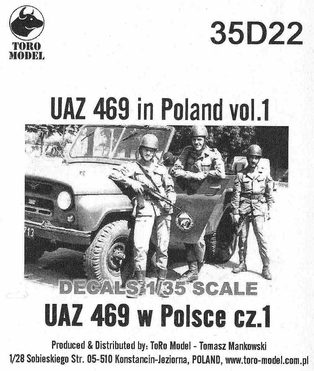 UAZ 469 in Poland Vol. 1 ToroModel 35D22 | Modellbau für alle mit Spaß ...