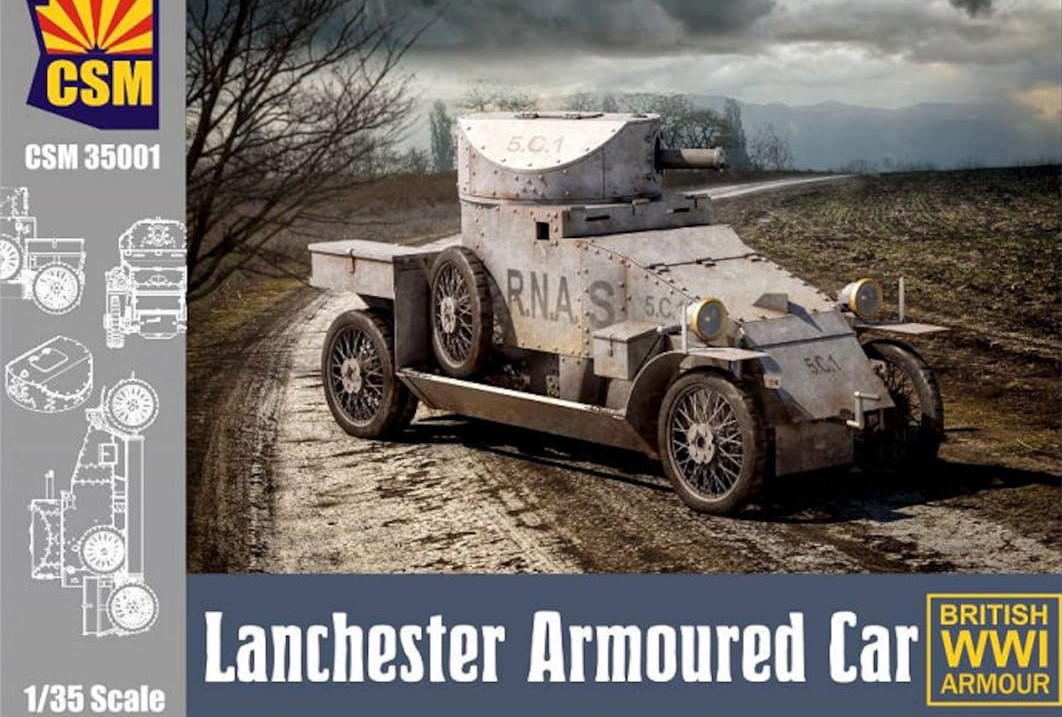 Lanchester Armoured Car in 1:35 von Copperstate Models # CSM 35001