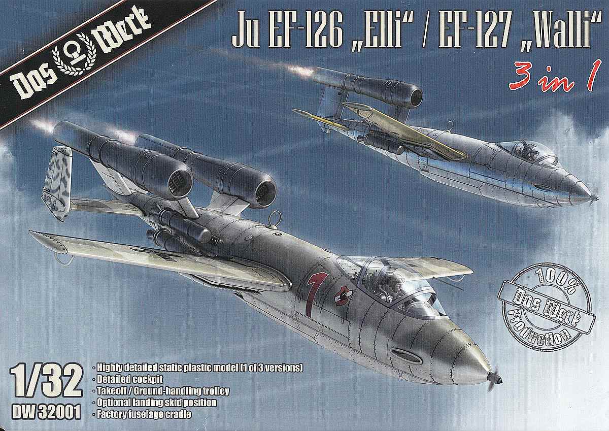 Junkers EF-126 / EF-127 Elli/Walli in 1:32 von Das Werk #DW 32001 ...