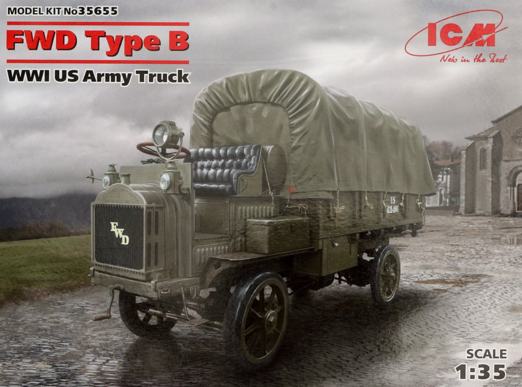 WWI USA Army Truck FWD Type B 1:35 ICM (#35655)