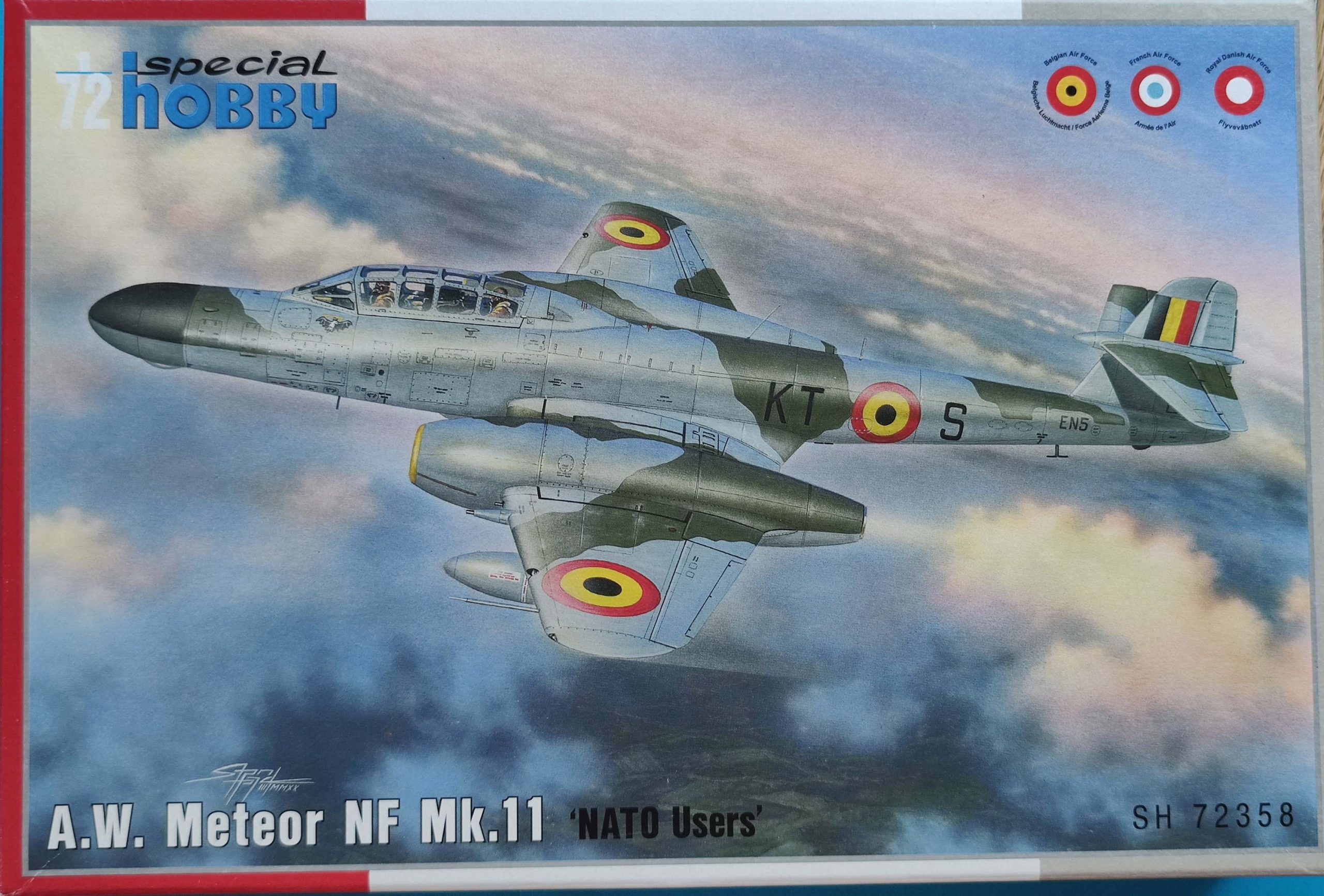 Gloster A.W. Meteor NF Mk.1 „Nato Users“ in 1:72 von Special Hobby # 72358