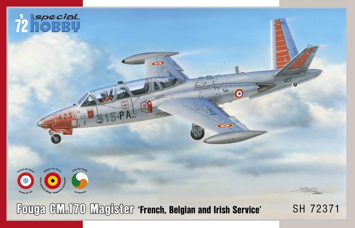 Fouga Magister in French, Belgian and Irish Service in 1:72 von Special ...