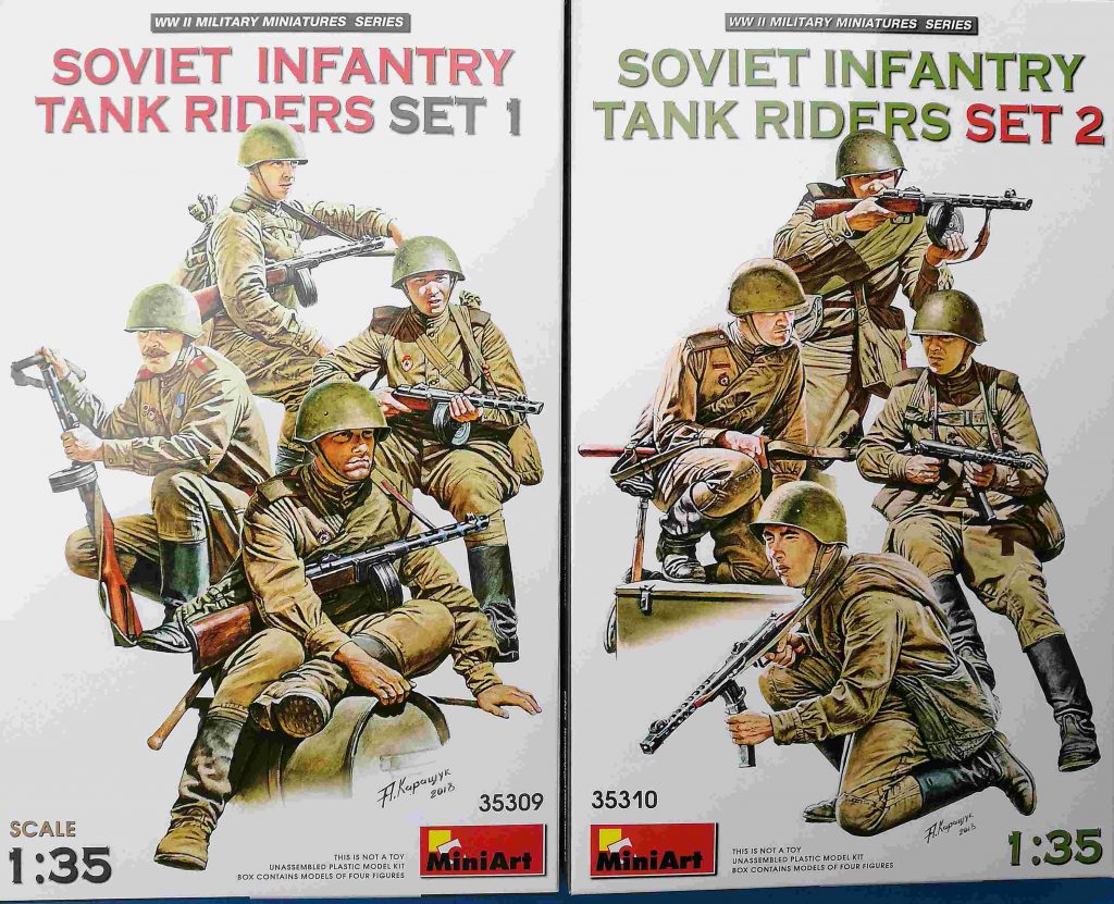 Soviet Tank Riders in 1:35 von MiniArt #35309 und 35310