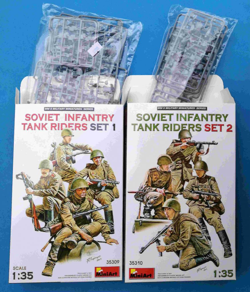 Soviet Tank Riders in 1:35 von MiniArt #35309 und 35310