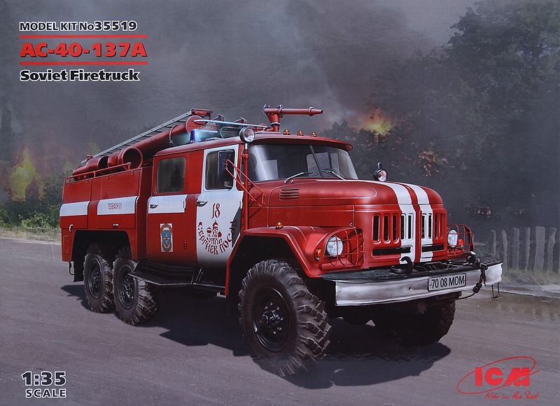 AC-40-137A Zil 137 Feuerwehr in 1:35 von ICM # 35519