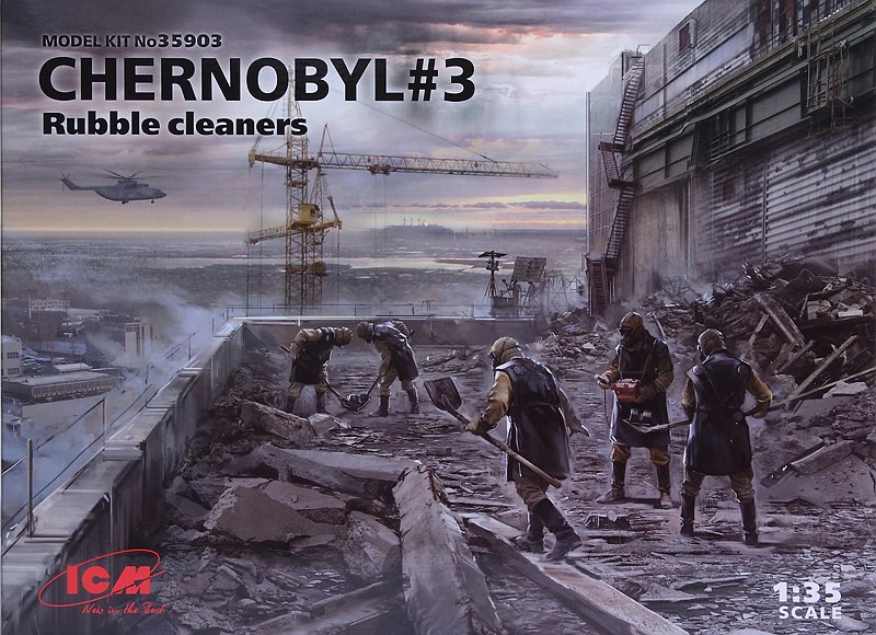 Chernobyl Set 3: Rubble Cleaners in 1:35 von ICM #35903