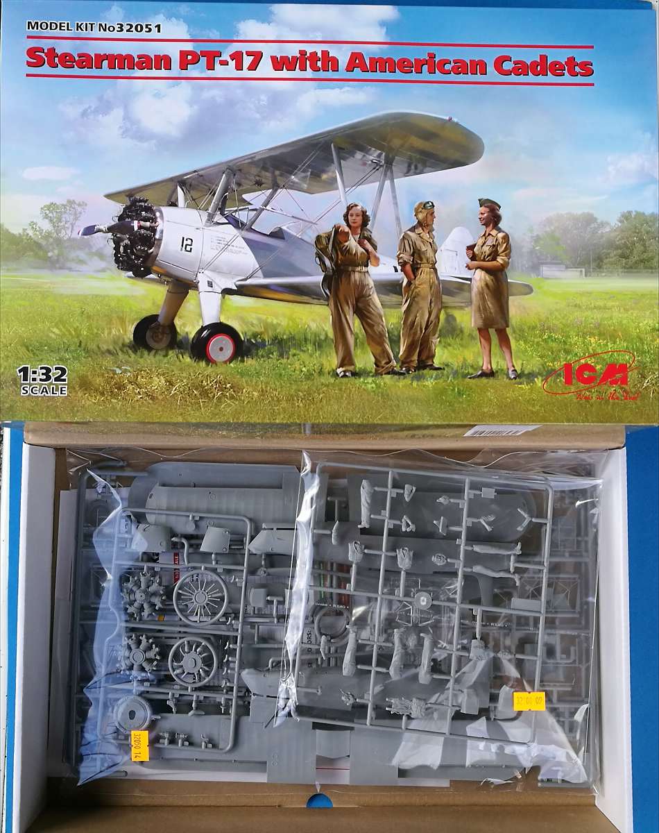 Stearman PT-17 with American Cadets in 1:32 von ICM #32051