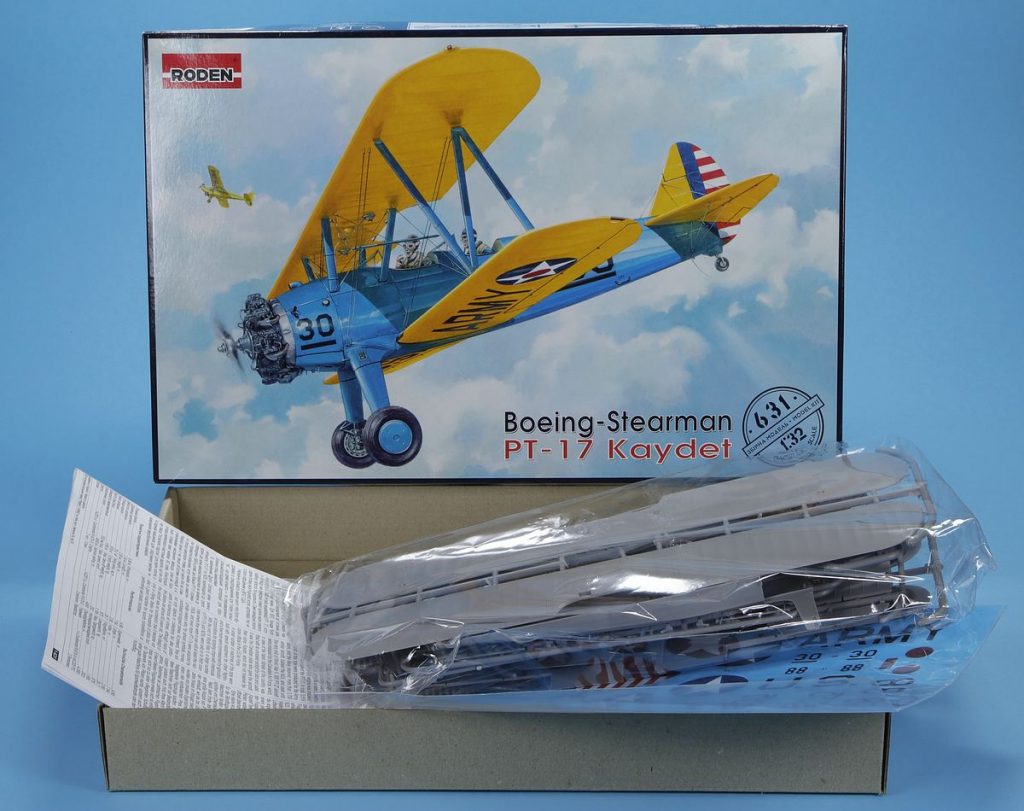 Boeing-Stearman PT-17 Kaydet in 1:32 von Roden #631