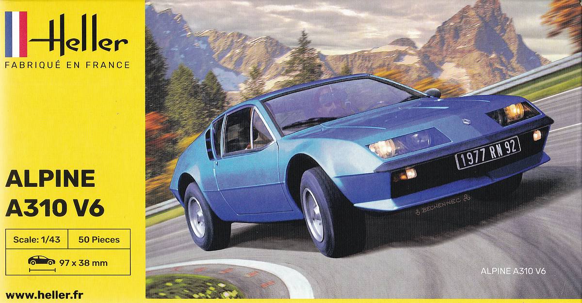 Renault Alpine A 310 V6 in 1:43 von Heller # 80146