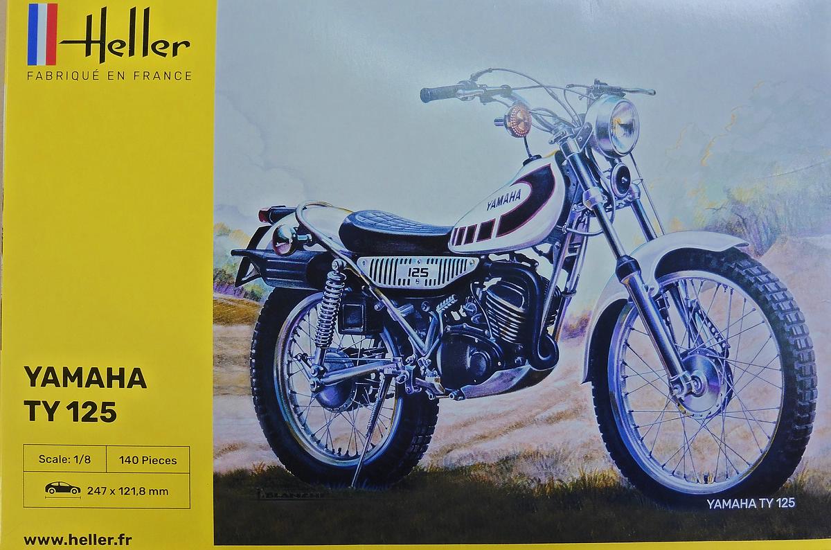 Yamaha TY 125 in 1:8 von Heller # 80902 | Modellbau für alle mit Spaß ...