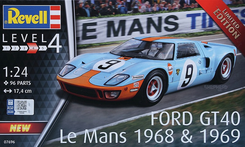 Ford GT 40 Le Mans 1968/1969 in 1:24 von Revell #07696
