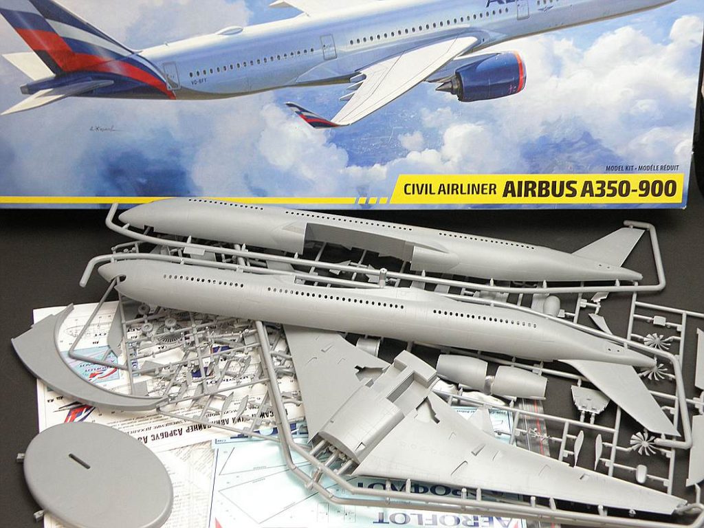 Airbus A350-900 in 1:144 von Zvezda #7039