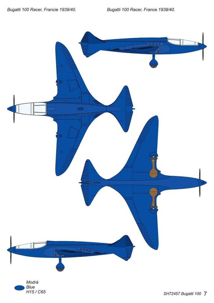 Bugatti 100 Racer in 1:72 von Special Hobby # SH72457