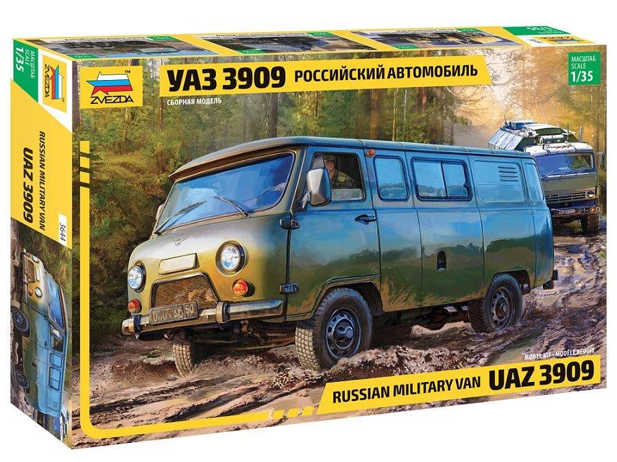 UAZ 3909 Russian Military Van in 1:35 von Zvezda #3644 | Modellbau für alle mit Spaß am Hobby