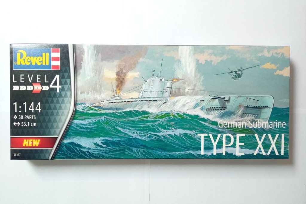 German Submarine Type XXI in 1:144 von Revell #05177
