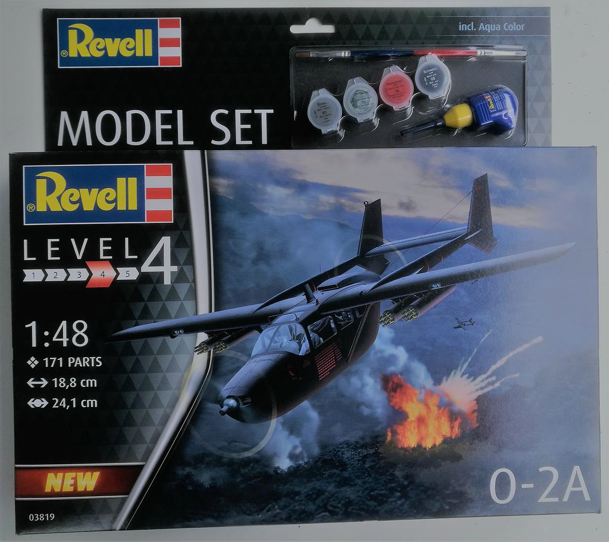 Cessna O-2A Skymaster als Model Set in 1:48 von Revell # 03819 ...