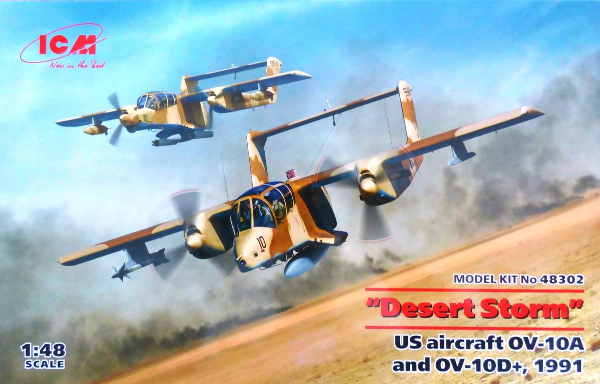 ICM „Desert Storm“ US Aircraft OV-10A / OV-10D+, 1991 in 1:48 #48302