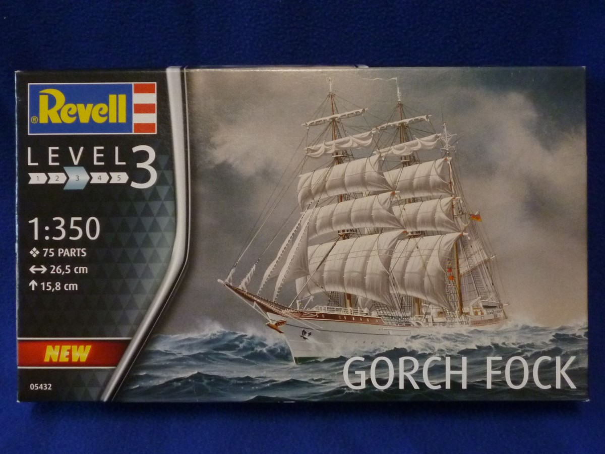 Gorch Fock im Maßstab 1:350 von Revell # 05432