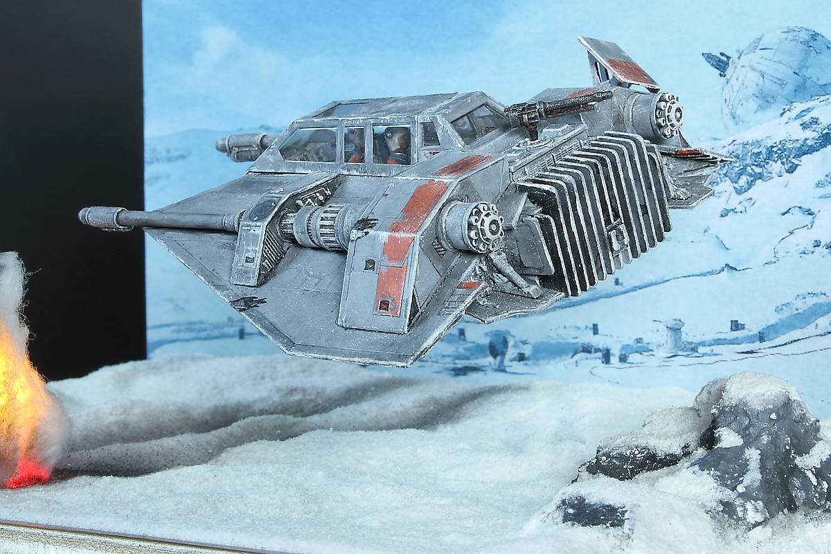 Aus der Werkstatt von Ralf Nies: Star Wars Snowspeeder Diorama