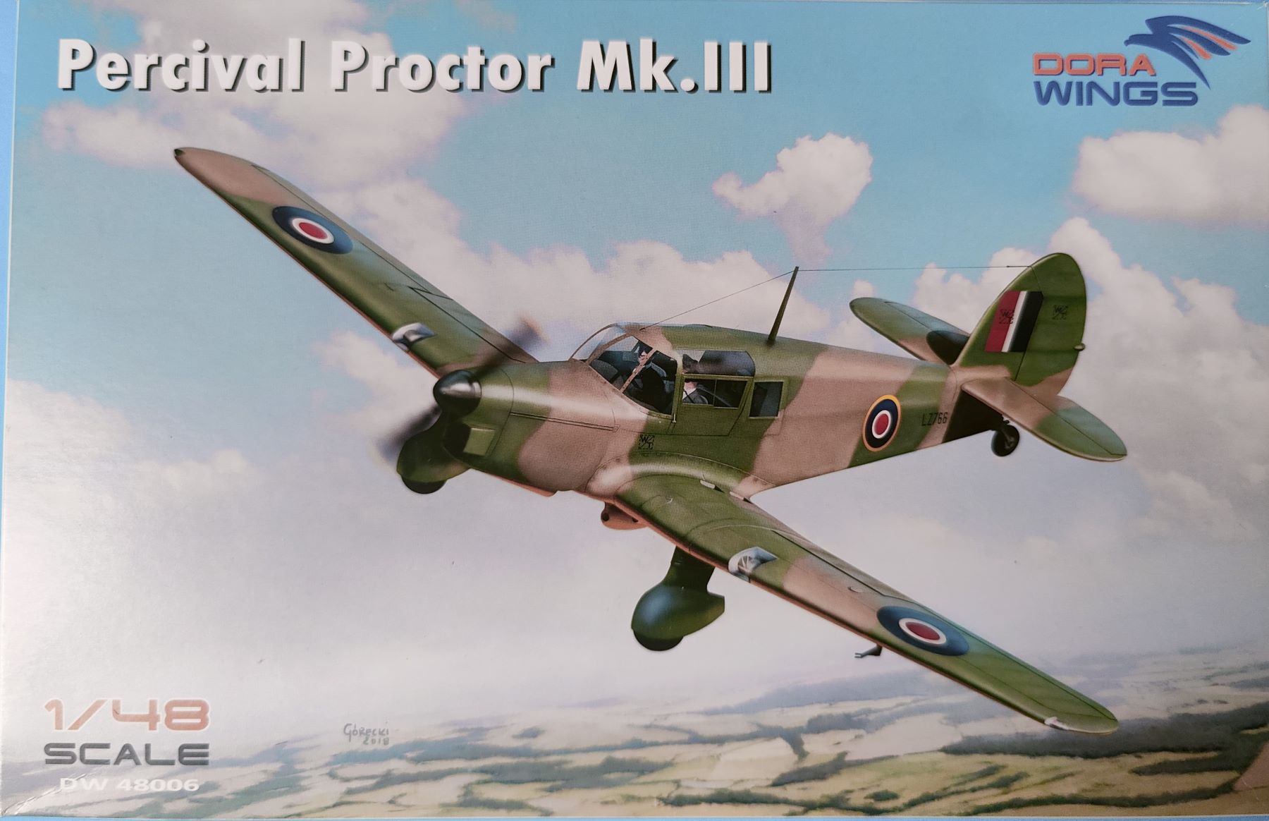 Percival Proctor Mk. III in 1:48 von Dora Wings # DW 48006