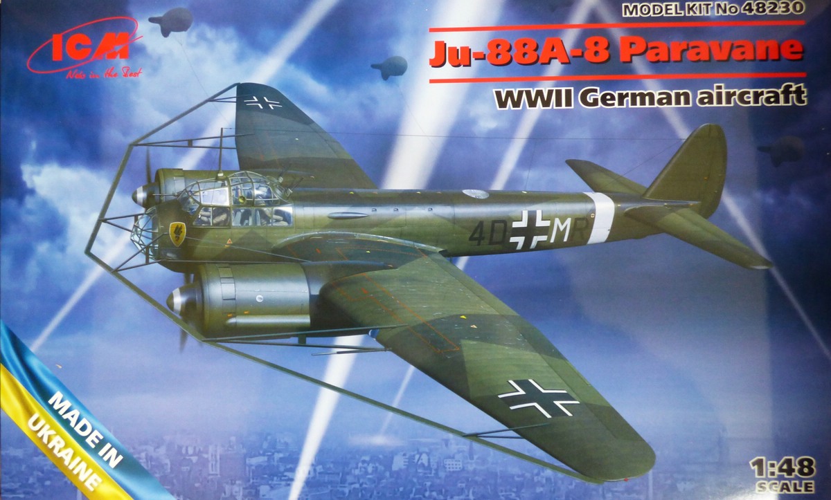 Junkers Ju 88 A-8 Paravane in 1:48 von ICM # 48230