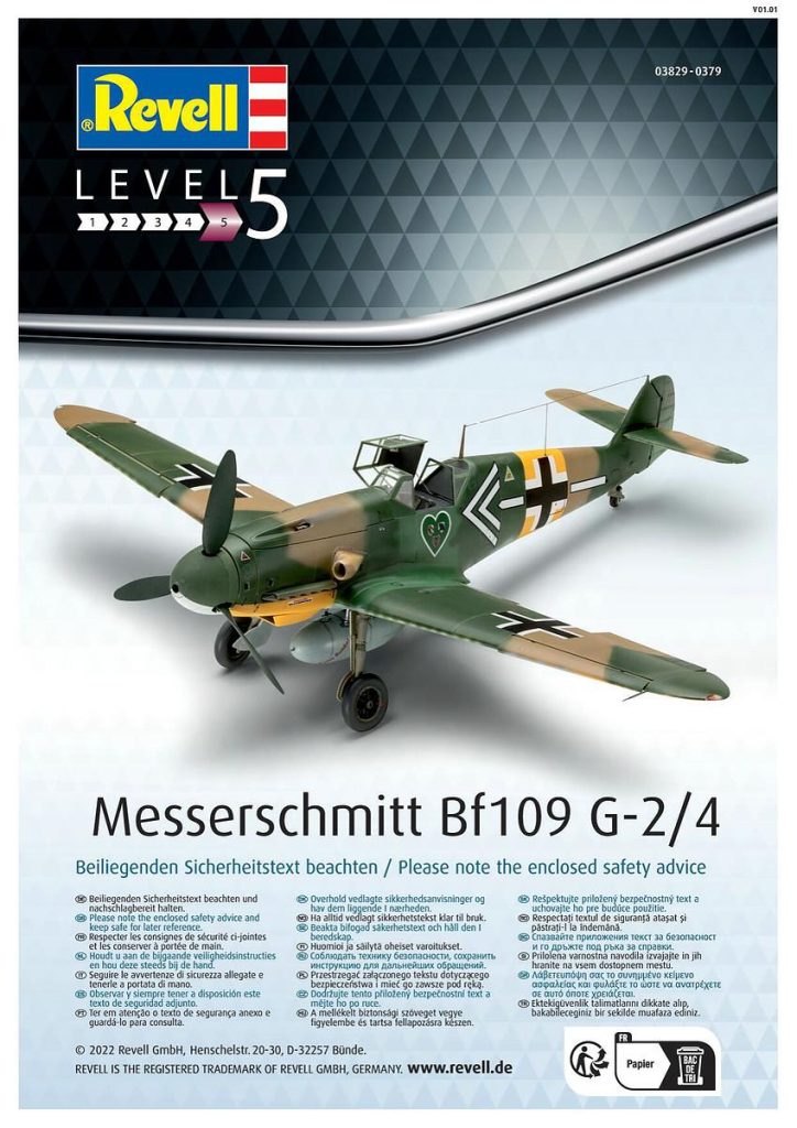 Messerschmitt Bf 109 G-2/G-4 in 1:32 von Revell # 03829