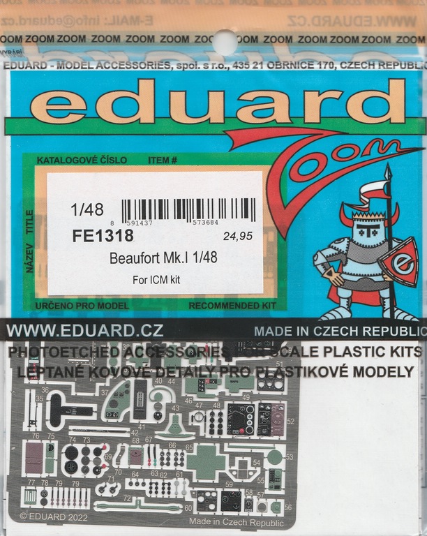 Bristol Beaufort Mk.I ZOOM in 1:48 von Eduard #FE1318
