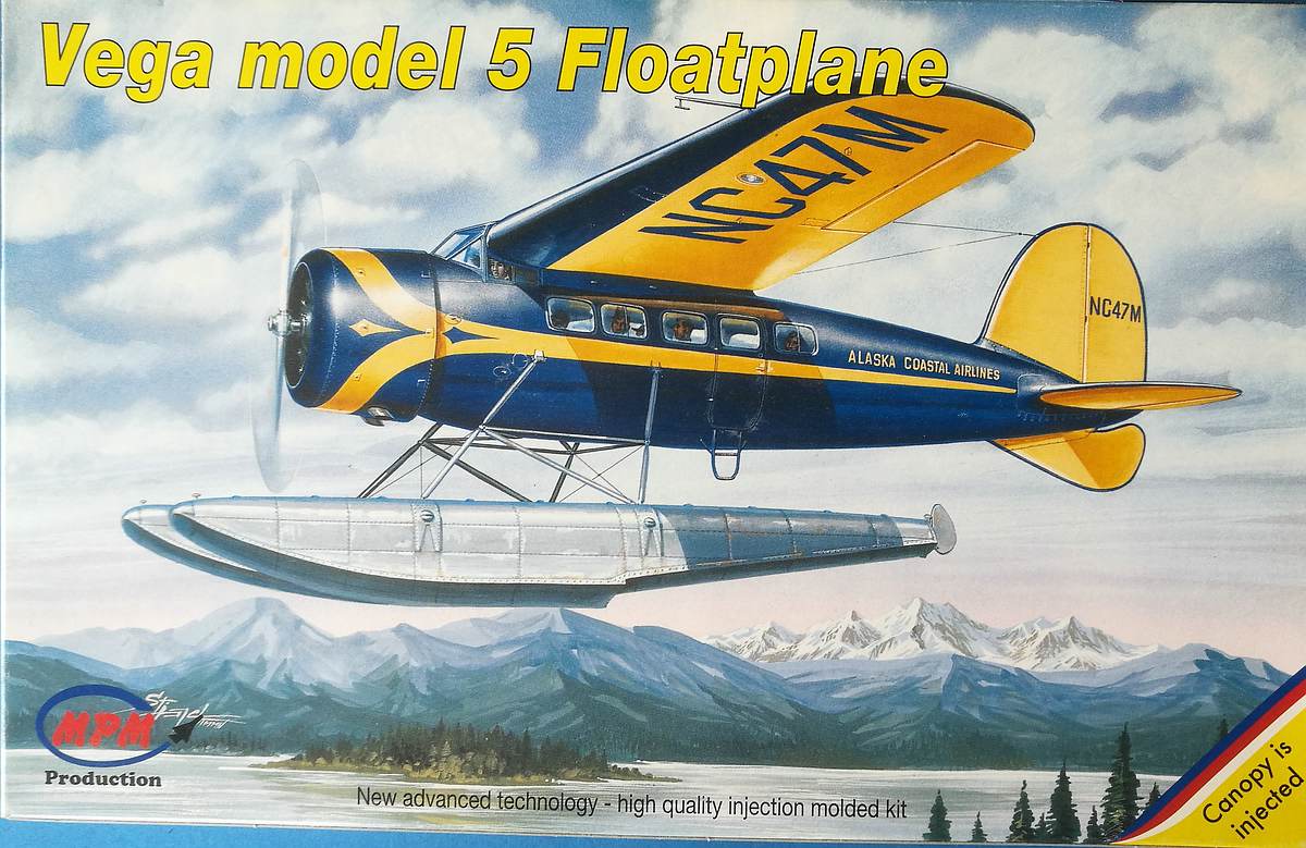 Lockheed Vega Model Kit Fold 'N Fly » Amelia Earhart's Lockheed Vega