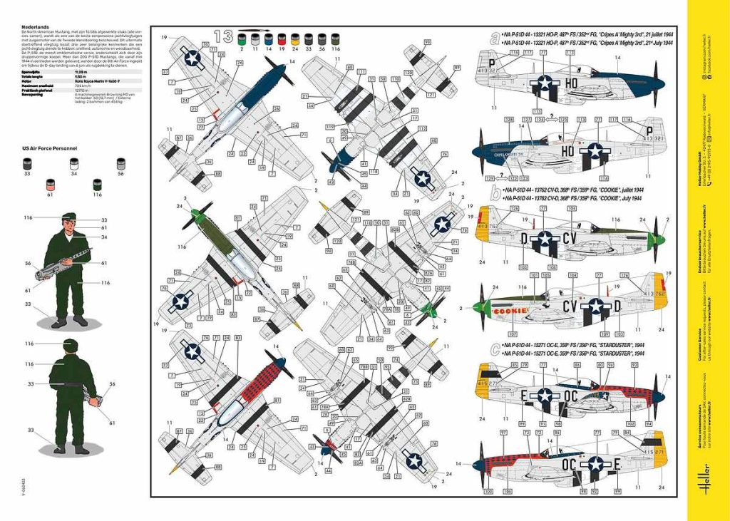 Dioramaset Normandy Air War in 1:72 von Heller # 50329