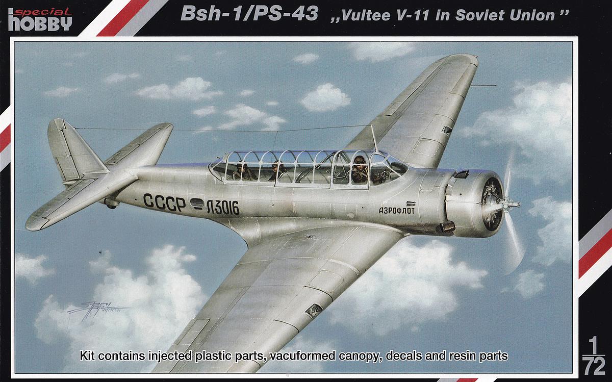 BSh-1 / PS-43 Vultee V-11 in 1:72 von Special Hobby # SH 72125