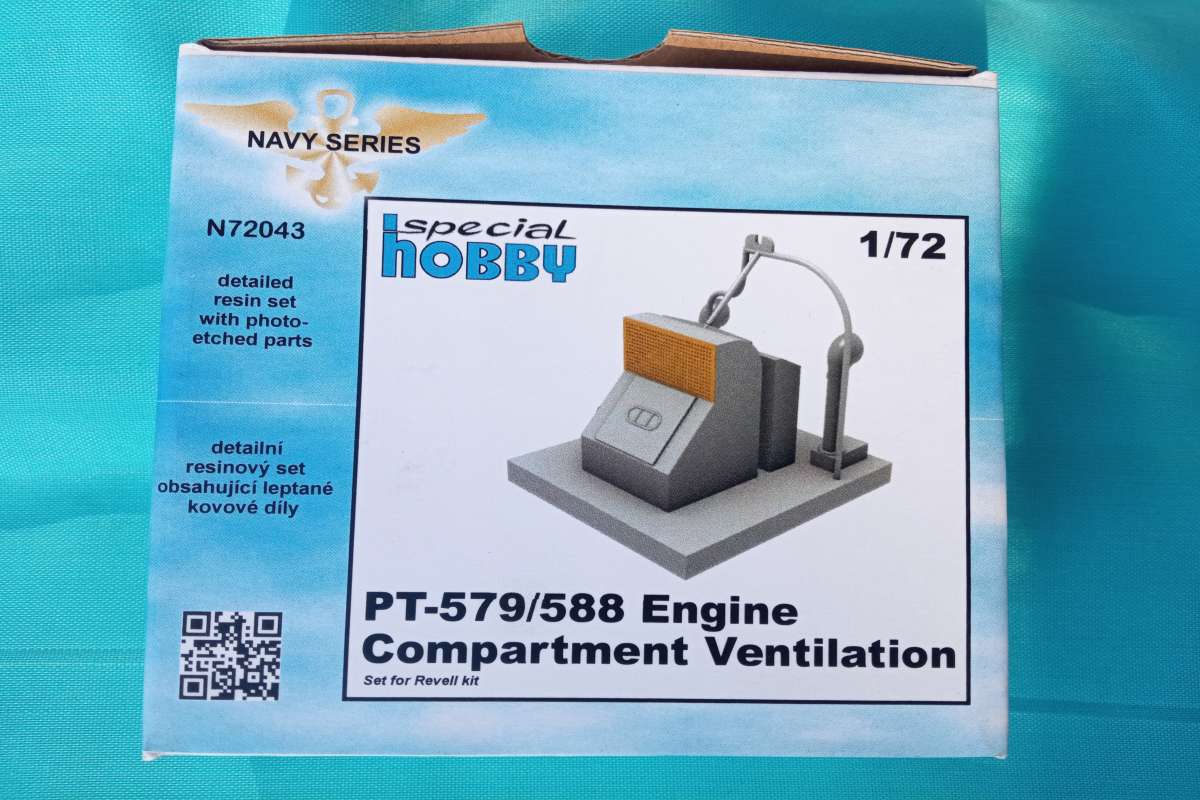 PT 579/588 Engine Compartment Ventilation in 1:72 von Special Hobby #N72043