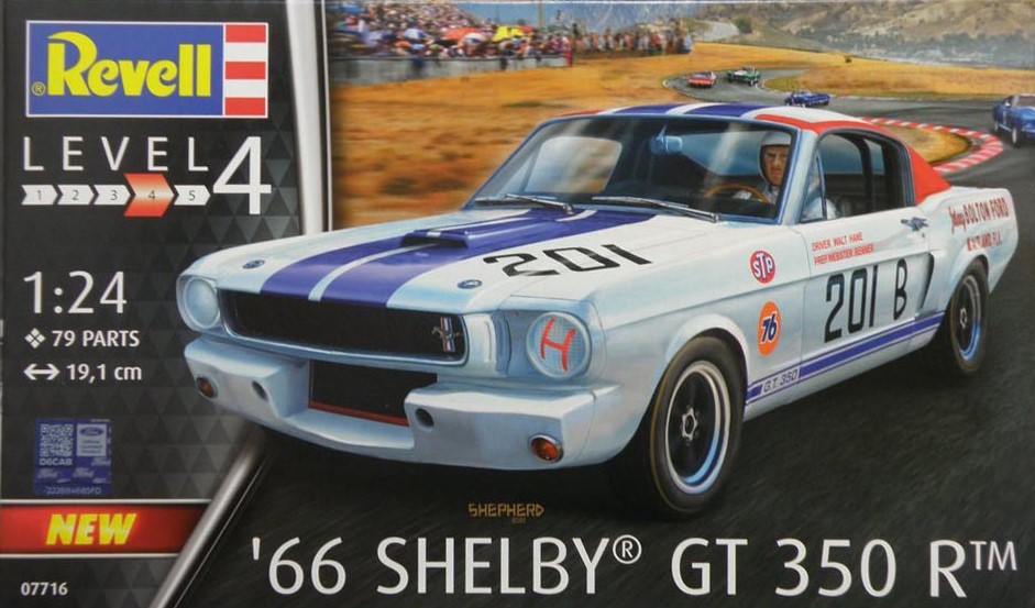 `66 Shelby GT 350 R in 1:24 von Revell # 07716