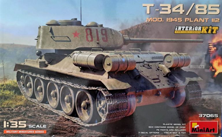 T-34/85 Modell 1945, Plant 112 in 1:35 von MiniArt # 37065