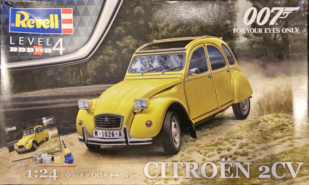 Revell 05663 Citroen 2CV „007 - For Your Eyes Only“ in 1:24