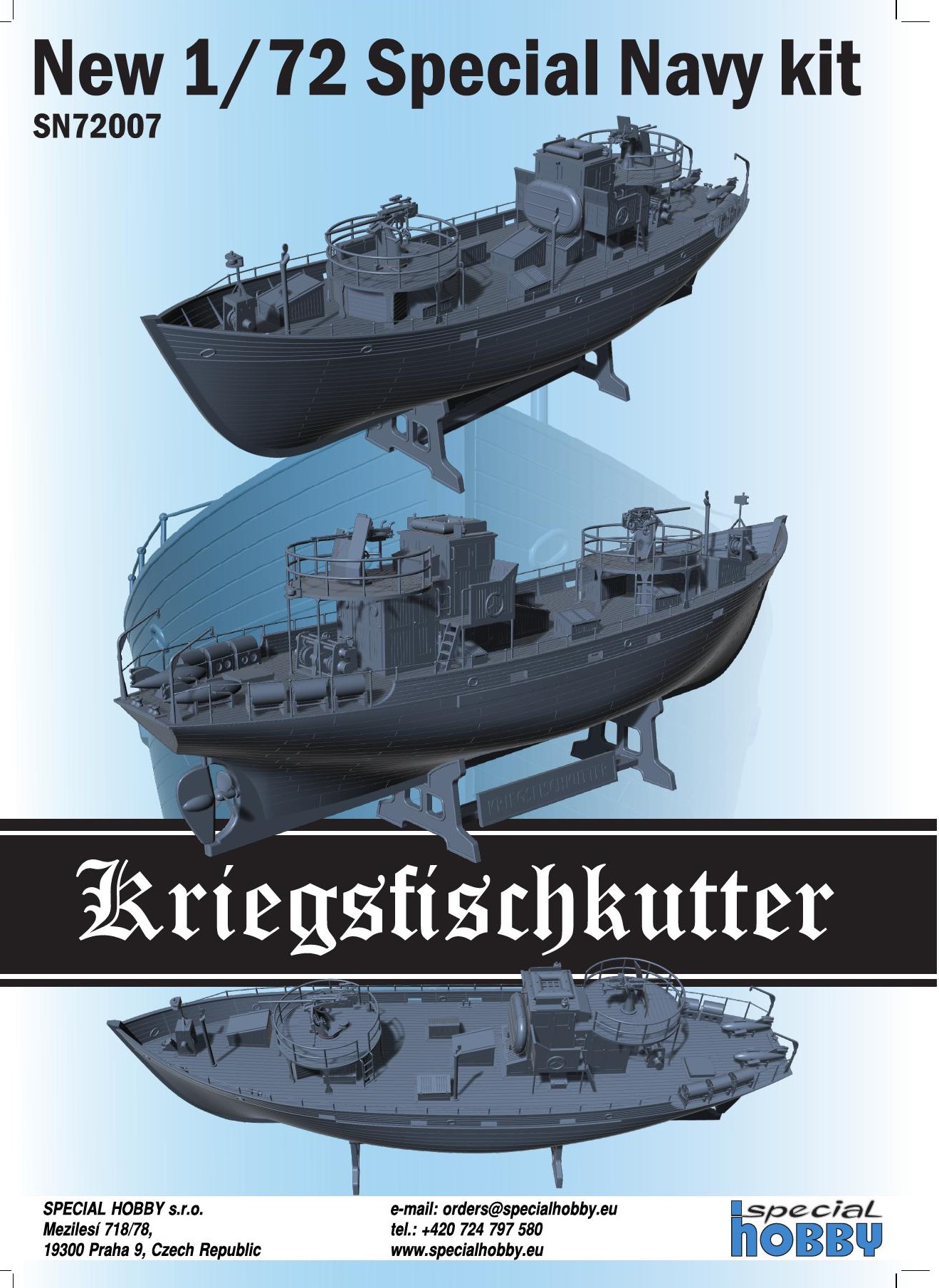 Kriegsfischkutter in 1:72 von Special Hobby | Modellbau für alle mit ...