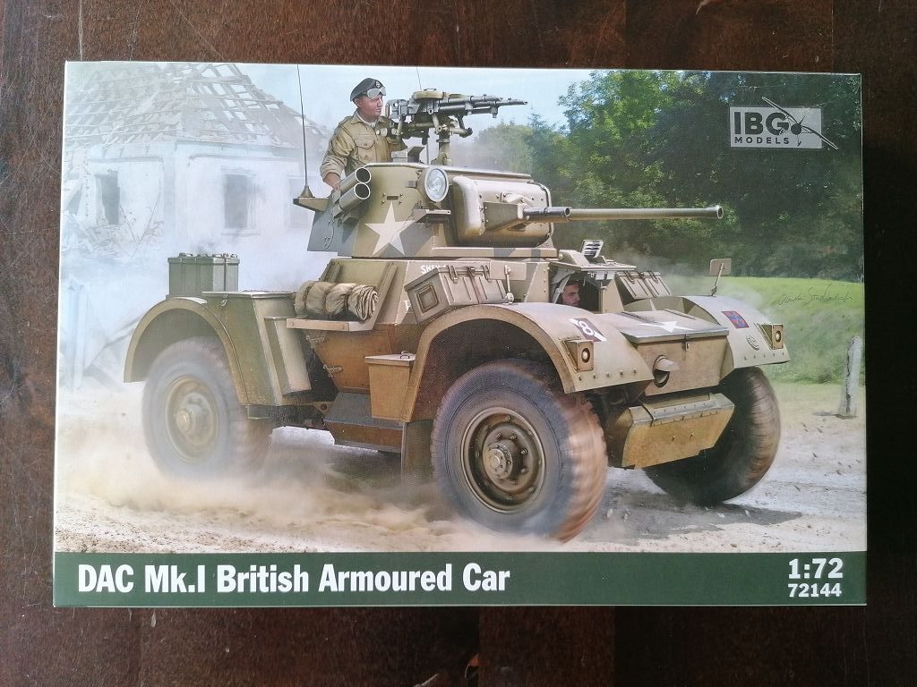 Daimler Armoured Car Mk. I in 1:72 von IBG # 72144 | Modellbau für alle ...
