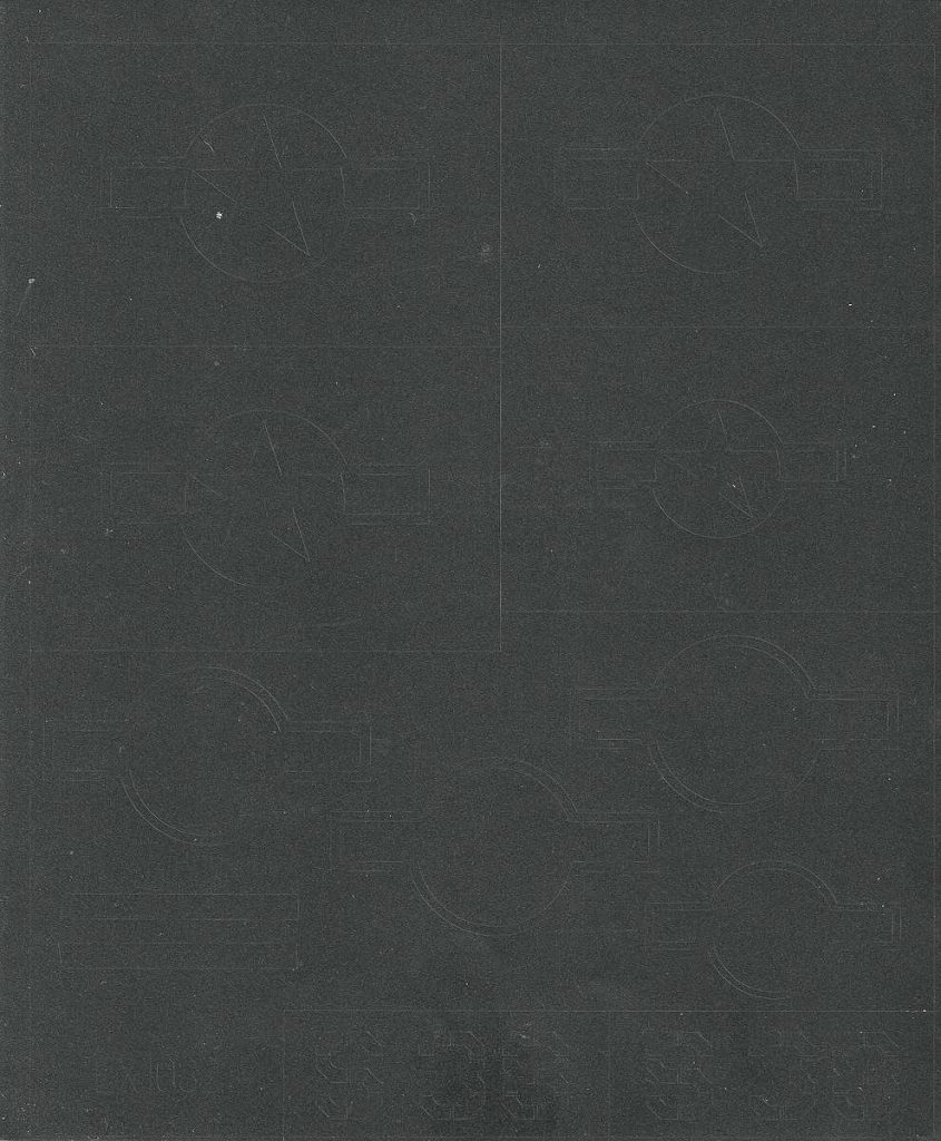 US National Insignia red border für FM-1 in 1:48 von Eduard # EX 1032