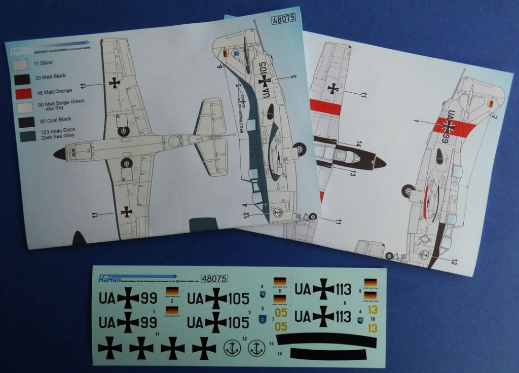 Decals für Fairey Gannet Marineflieger von HaHen in 1:48 #48075