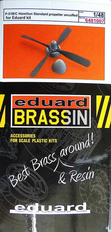 P-51B/C Hamilton Standard propeller uncuffed von Eduard für Eduard in 1 ...