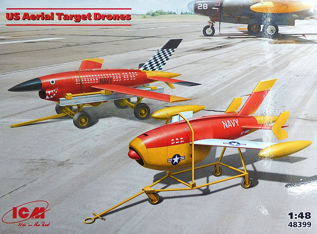 US Aerial Target Drones in 1:48 von ICM #48399