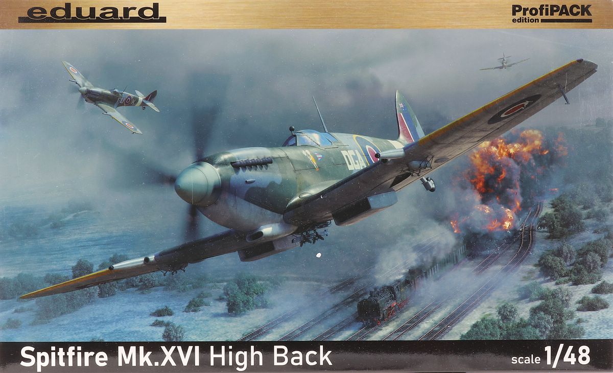 Spitfire Mk. XVI High Back in 1:48 von Eduard # 8286 | Modellbau für ...