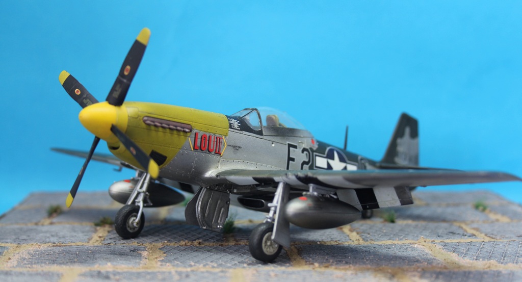 Gebaut: North American P-51D Mustang in 1:48 von Airfix # A05138